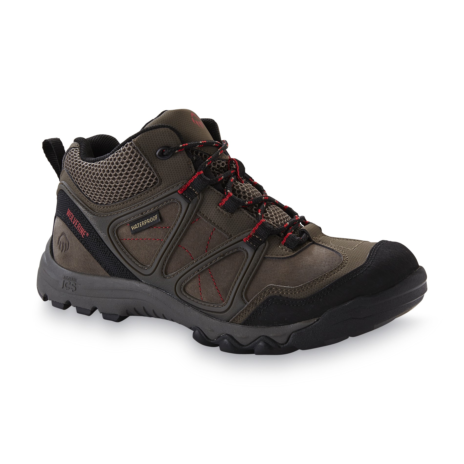UPC 098776654336 - Wolverine Men's Terrain Hiker Tan/Red Waterproof Low ...