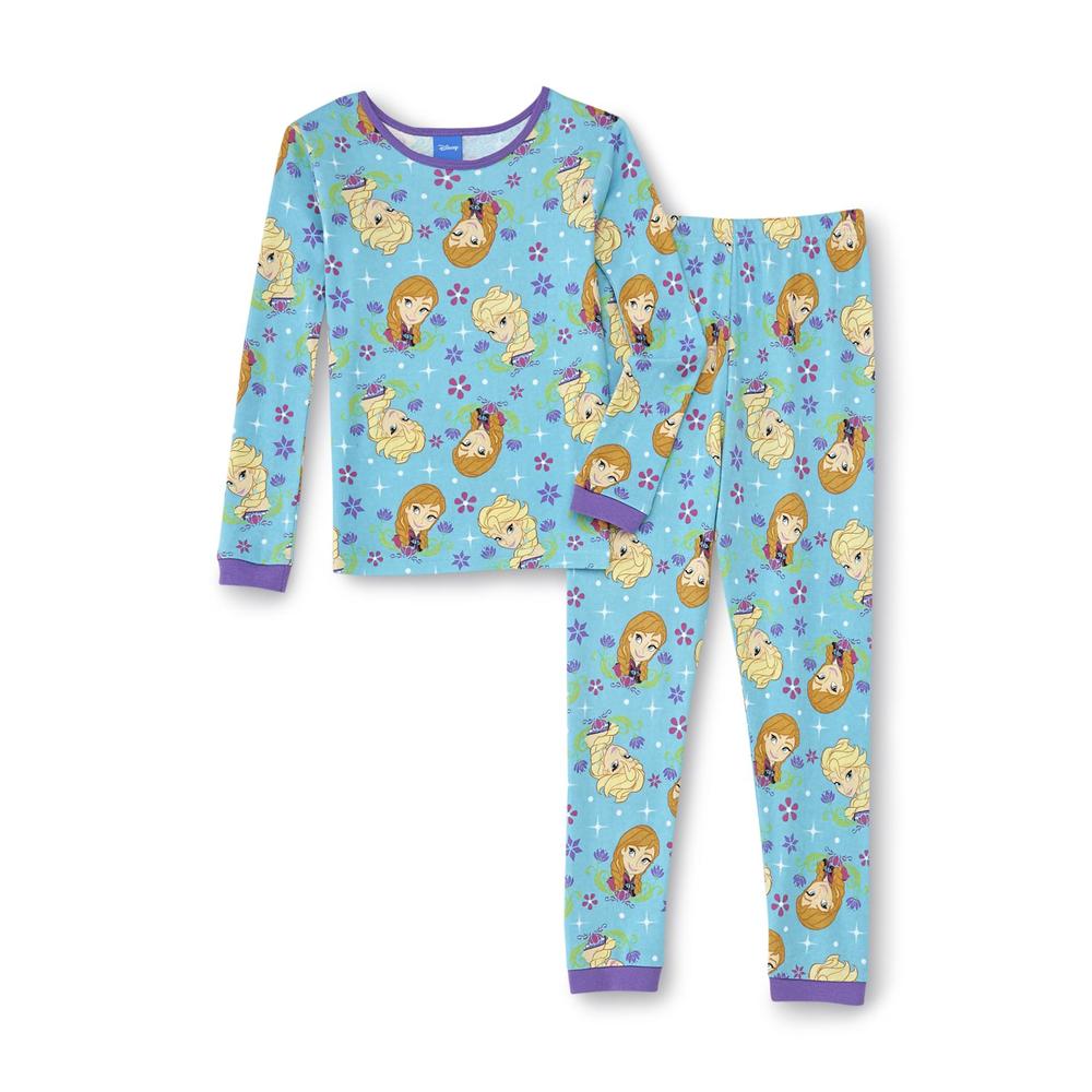 Disney Frozen Girl's 2-Pairs Pajamas - Anna & Elsa