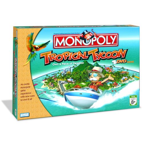 Milton Bradley Monopoly Tropical Tycoon DVD Game