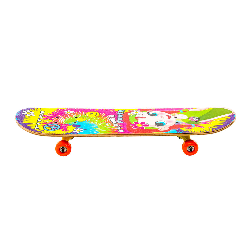 Titan Flower Power Princess Multi-Color 28-Inch Complete Skateboard for ...