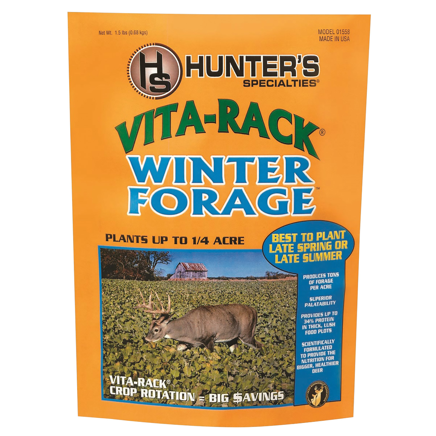 UPC 021291015580 - Hunters Specialties Vita-Rack Winter Forage 1.5 lb ...