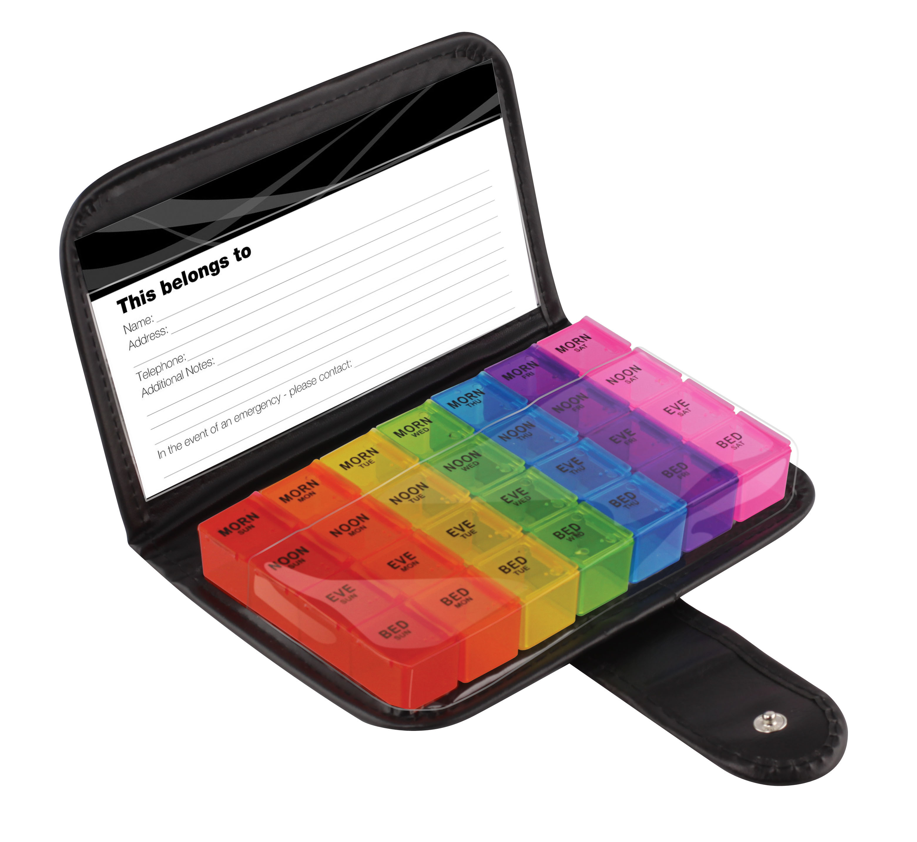 UPC 849537012427 - Pill Organizer Wallet | upcitemdb.com