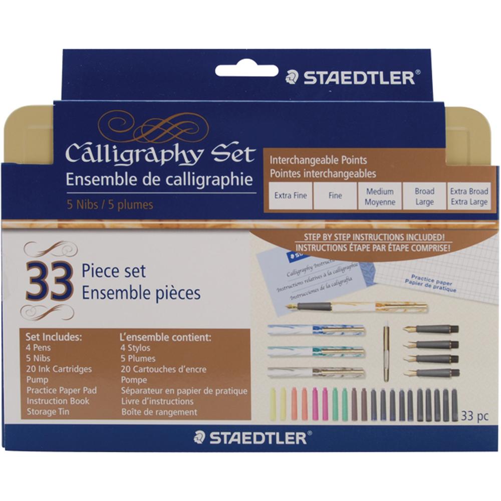 Staedtler Calligraphy Pen Set, 33 Pieces