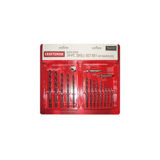 Craftsman 14 pc. Black Oxide Drill Bit Set with 2 Insert Bits
