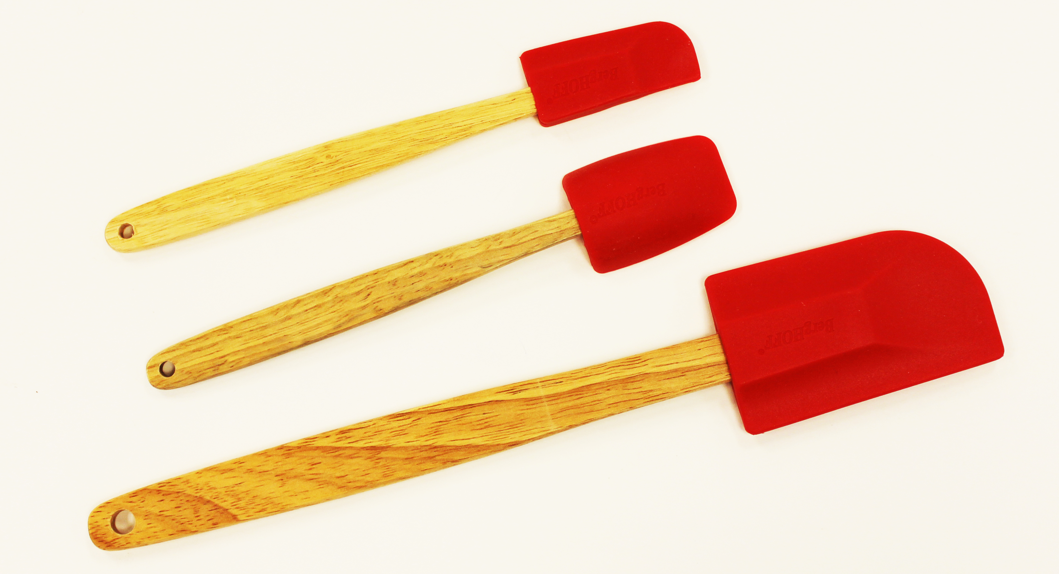 BergHOFF 3pc Red Spatula Set