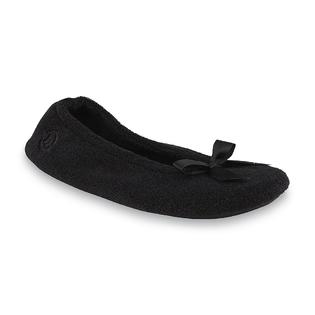 Isotoner Women's Ballerina Slipper - Black