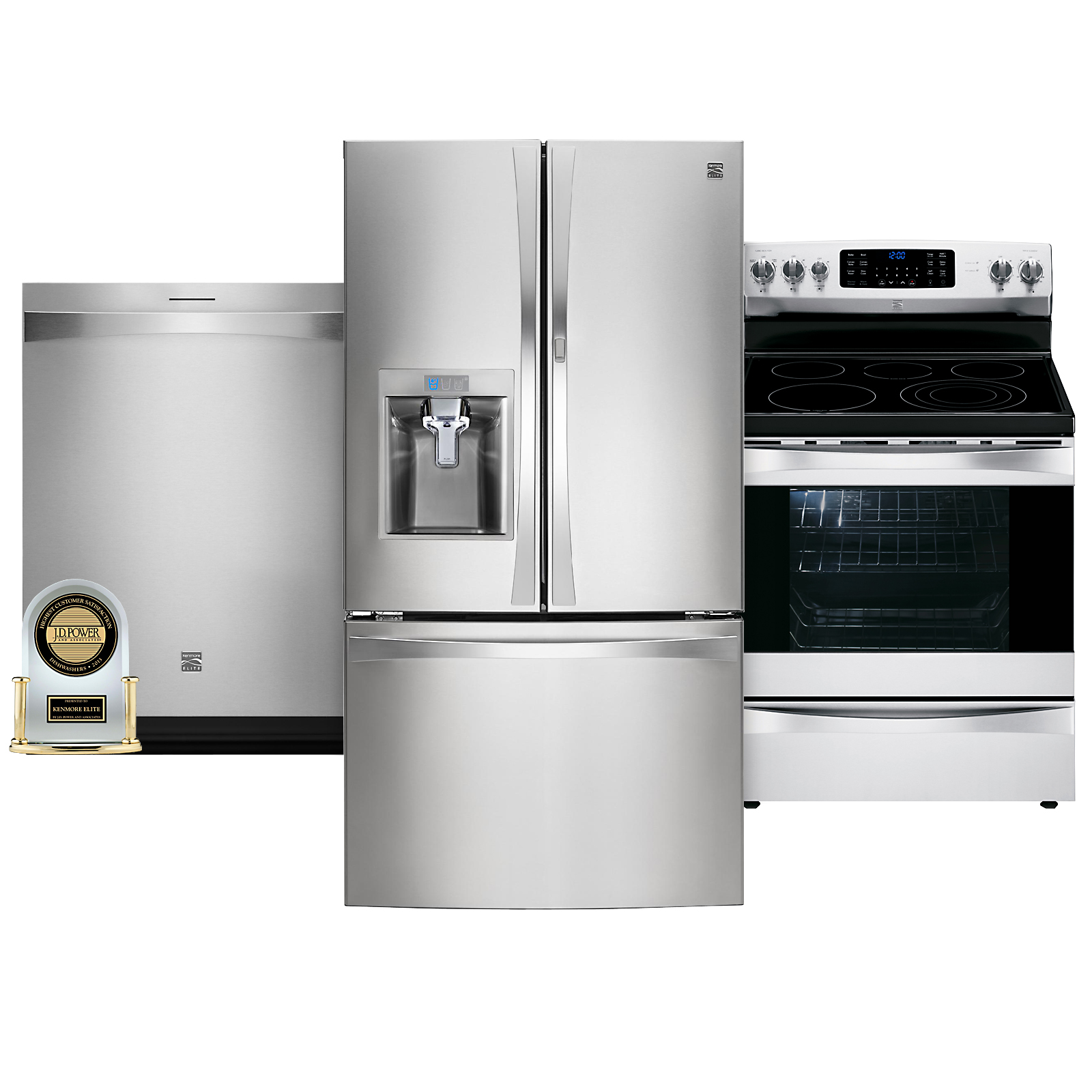 Kenmore Elite Kenmore Elite 3 Piece Kitchen Suite - Stainless Steel ...
