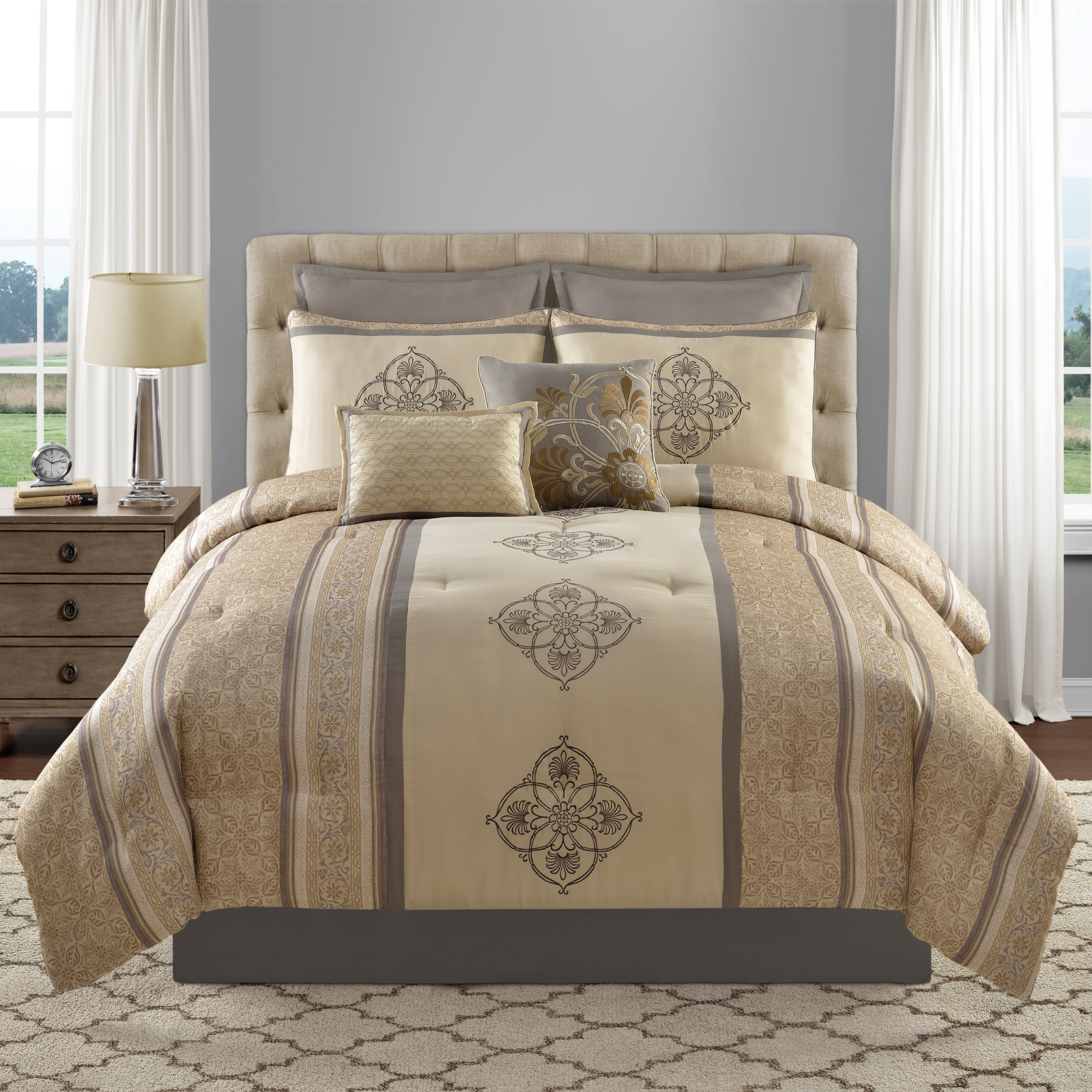 8-Piece Angelica Comforter Set - Multicolor
