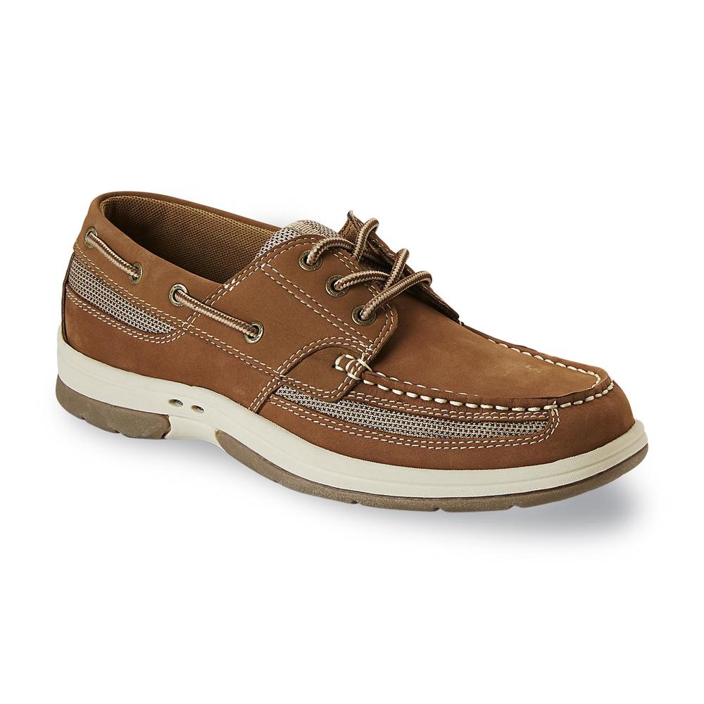 Thom McAn Men's Kellan 3 Tan Boat Shoe