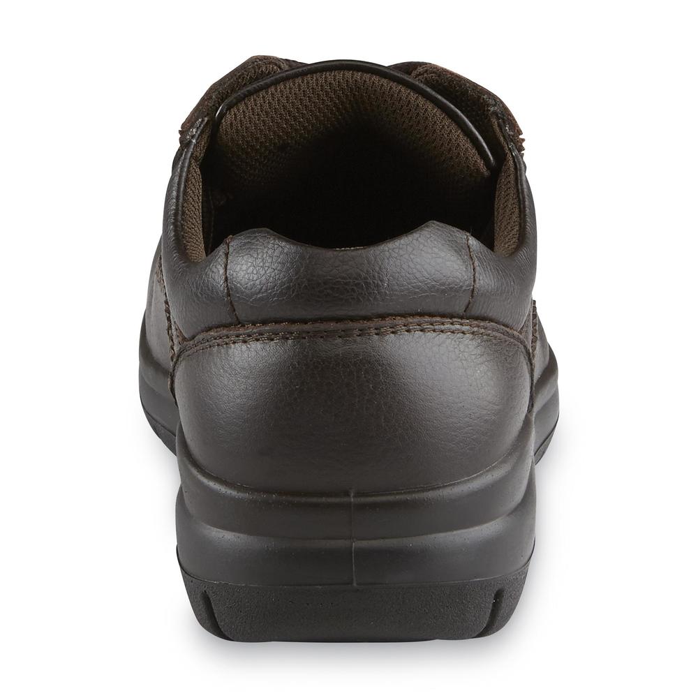 Wonderlite Men's Lou Leather Wide Oxford - Brown