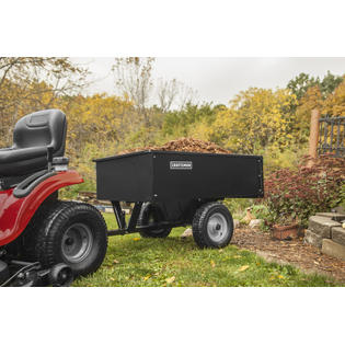 Craftsman 17 cu. ft. Steel Dump Cart - Lawn & Garden - Tractor ...
