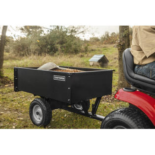 Craftsman 17 cu. ft. Steel Dump Cart - Lawn & Garden - Tractor ...