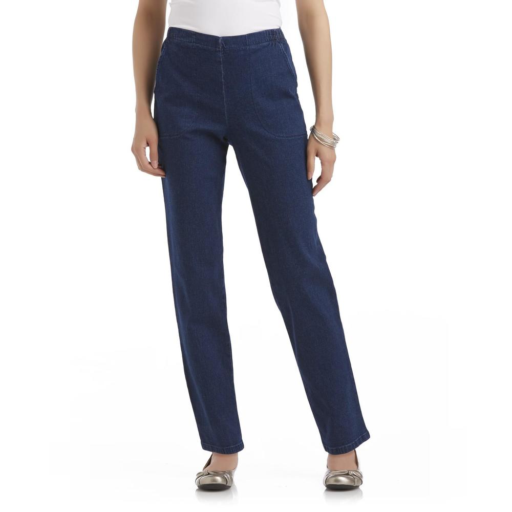 Laura Scott Petite's Denim Stretch Pants