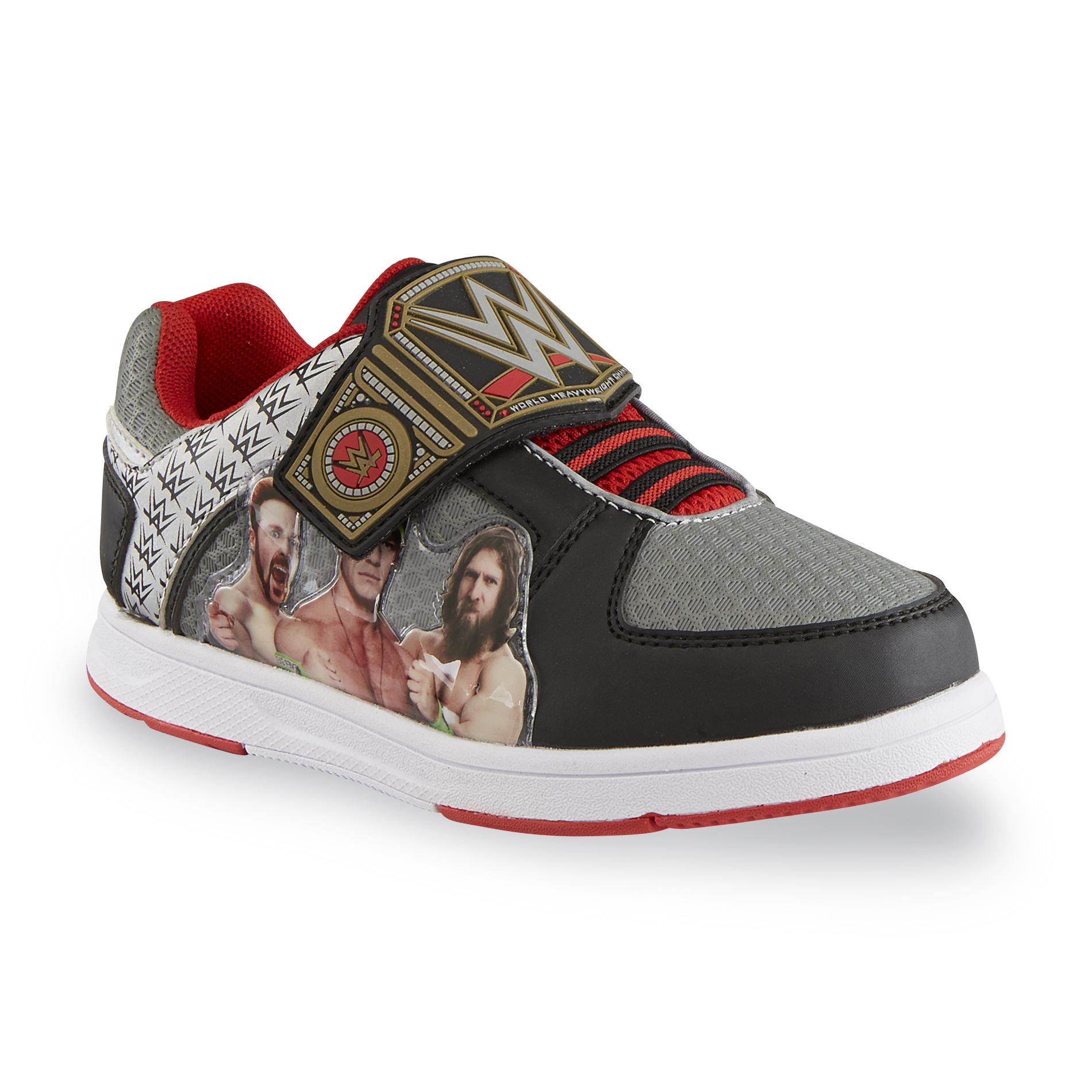 UPC 723261691441 - WWE Boy's WWE Black/Gray/Red Athletic Shoe - S ...