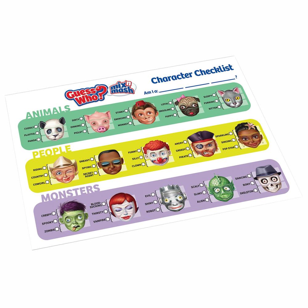 Milton Bradley Guess Who? Mix n Mash