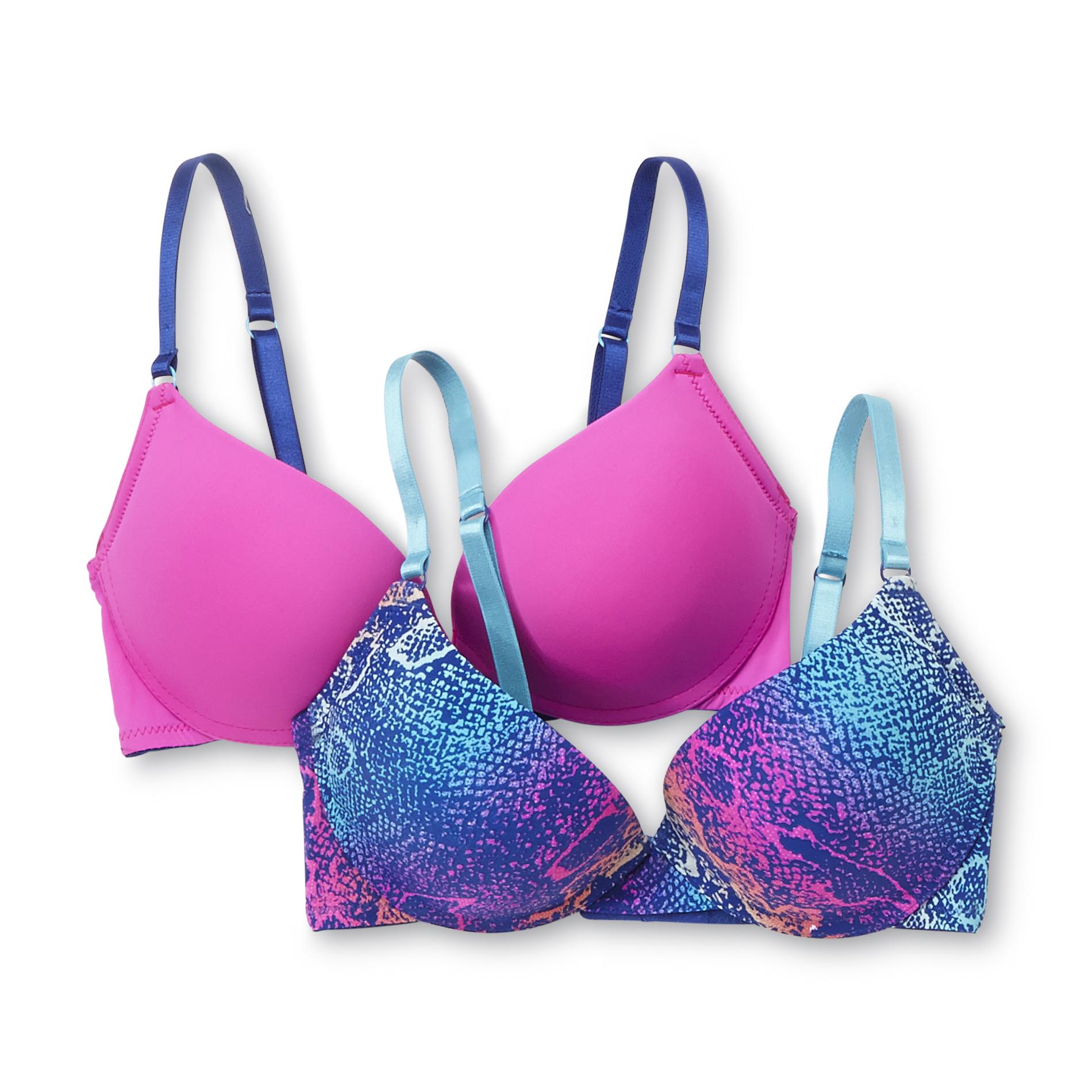 Joe Boxer Women's Plus 2-Pack Full Figure Bras