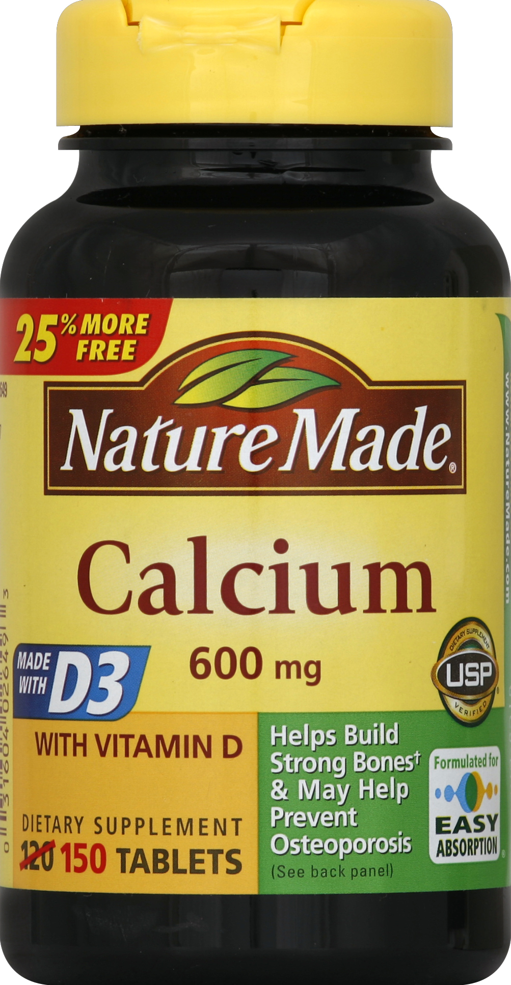 Nature Made Calcium 600 mg - 150 Ct.