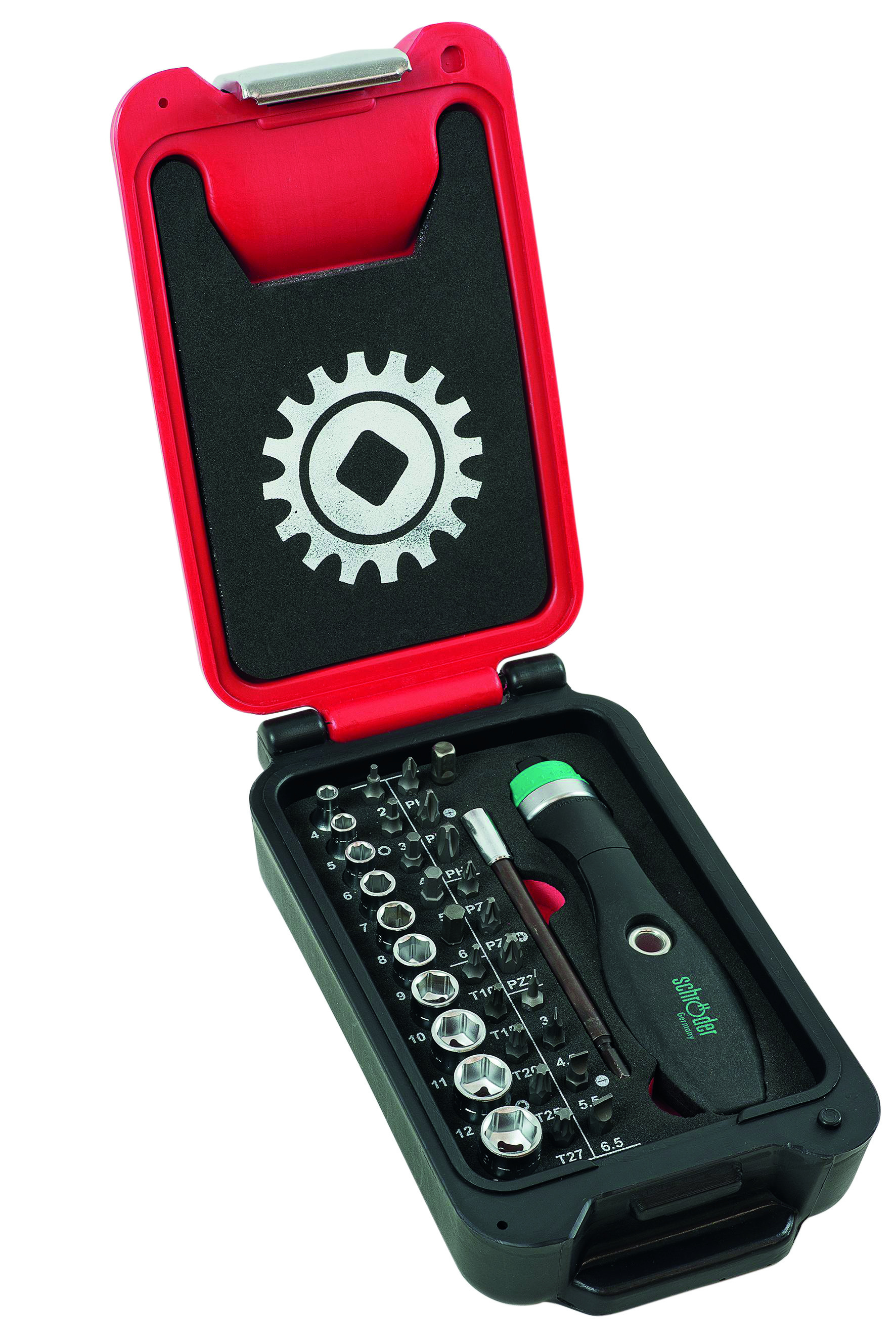 MOB Peddinghaus 33-Piece Fusion Box Protorq Bit Socket Set