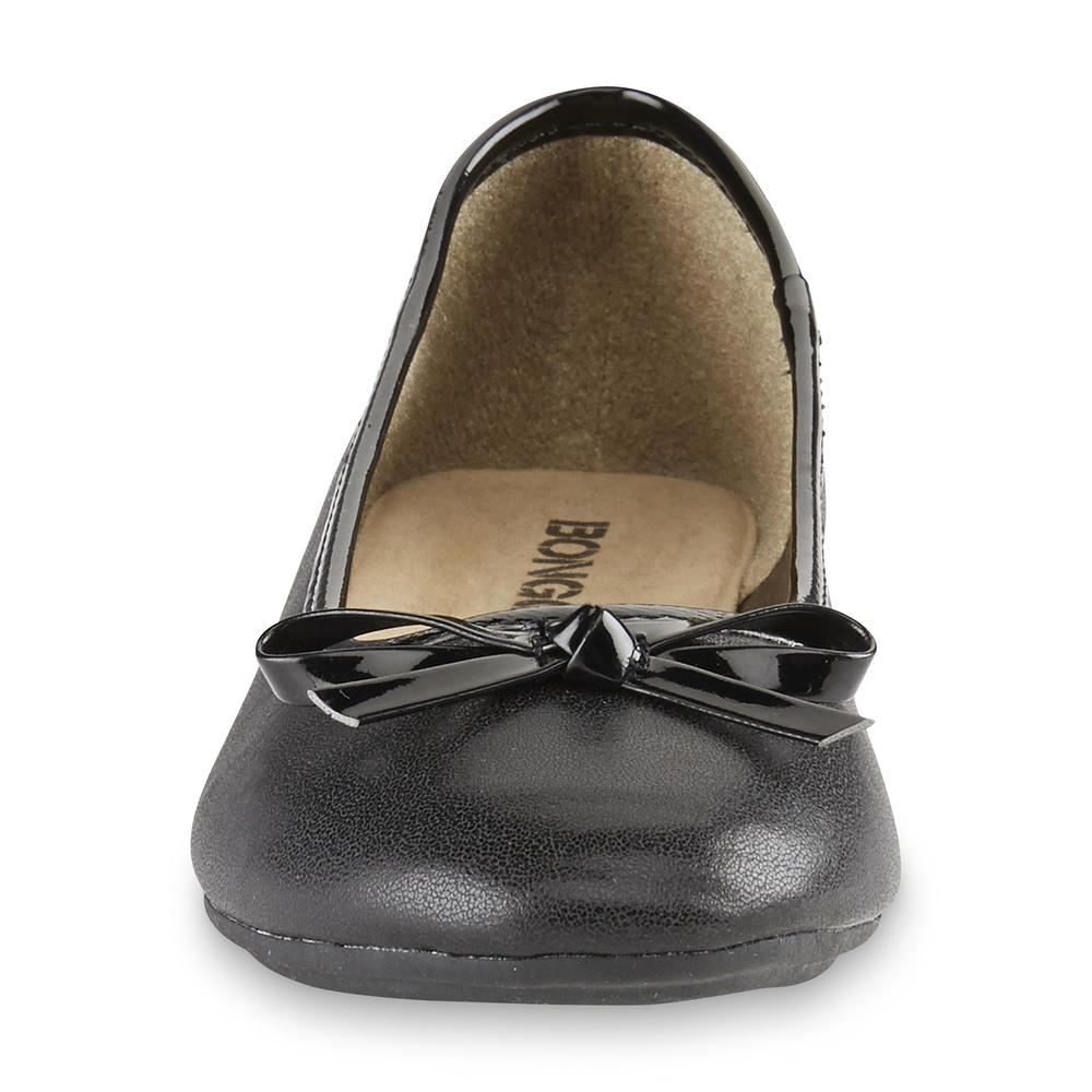 Bongo Women's Divinity Black Ballet Flat - Wide Width Available