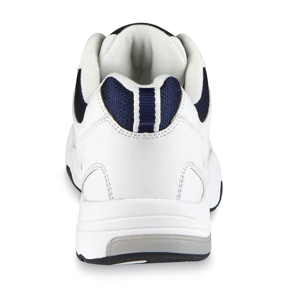 Everlast® Sport Men's Louis White/Blue Lace-Up Athletic Shoe - Wide Width