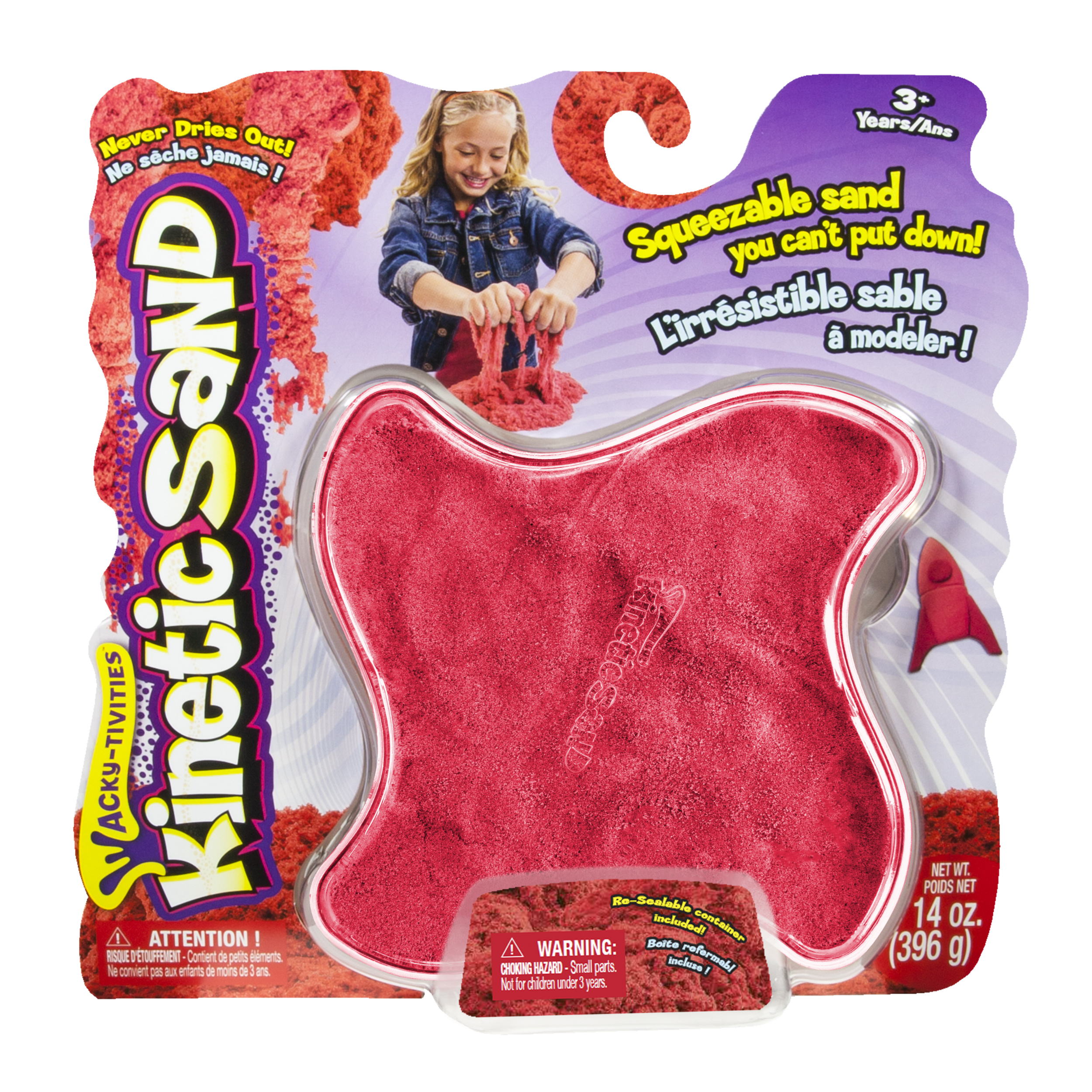 UPC 778988095256 - Kinetic Sand, 14 oz, Neon Red | upcitemdb.com