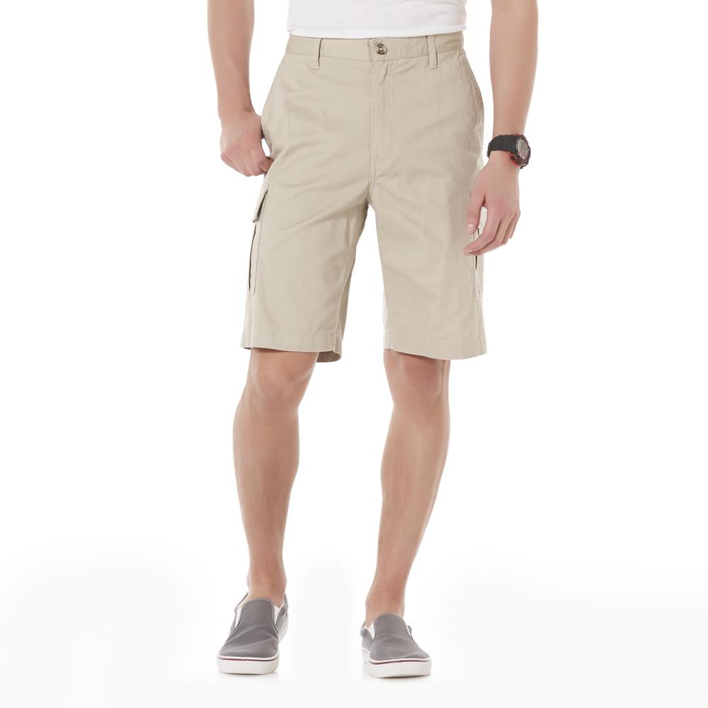 Basic Editions Men's Twill Cargo Shorts