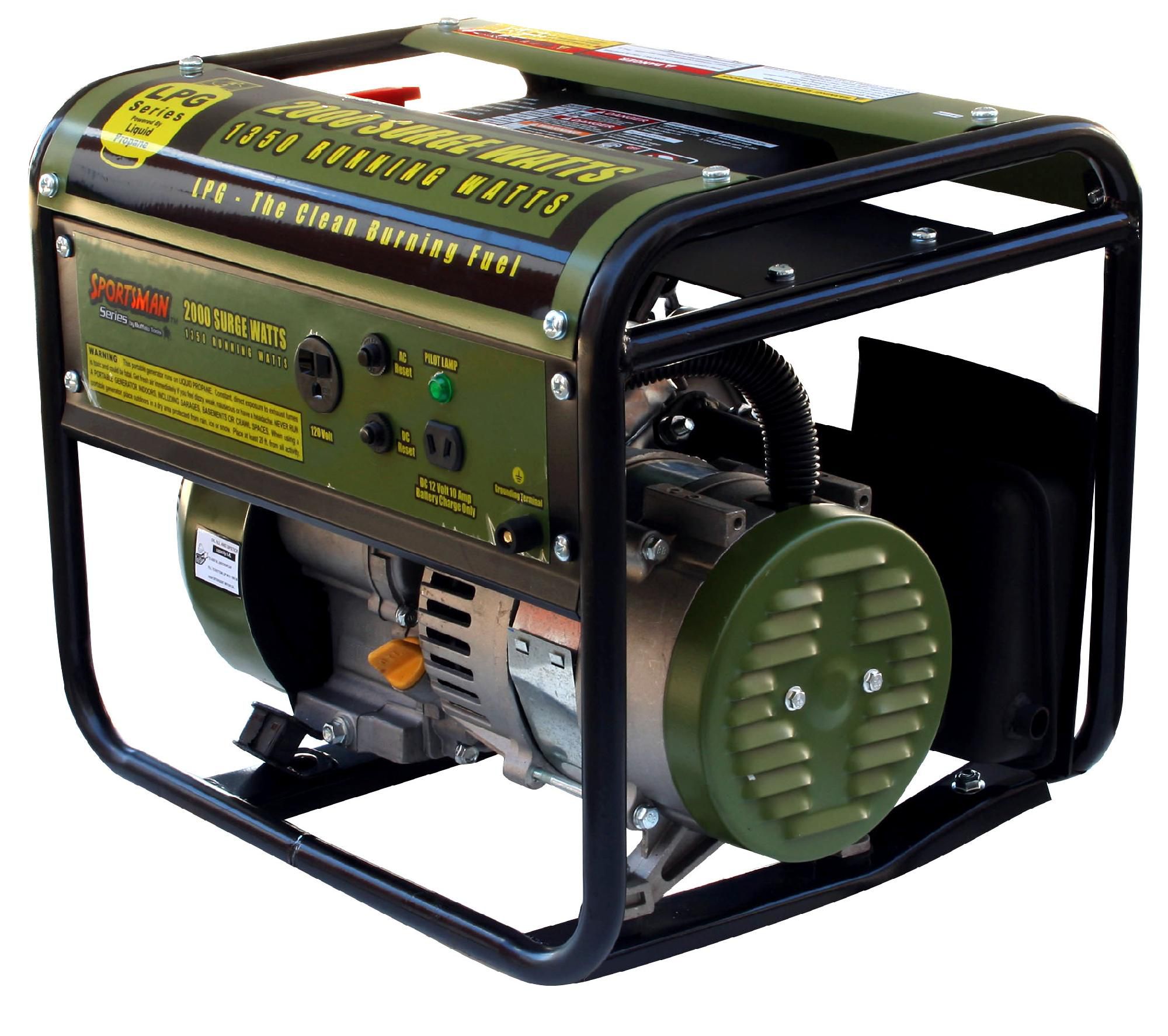 2000 Watt LP Gas Generator