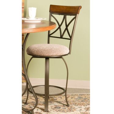 L Powell Hamilton Swivel Counter Stool