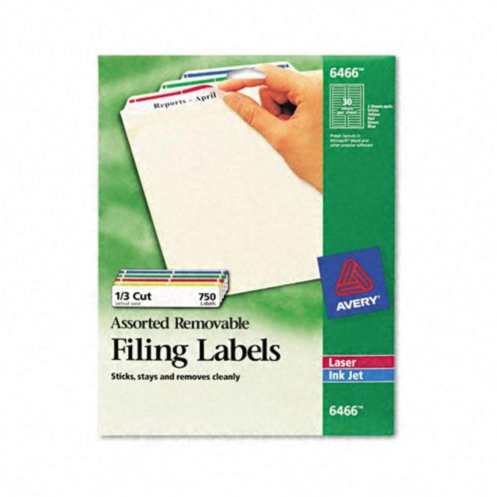 Avery AVE6466 Removable Self-Adhesive File Folder Labels