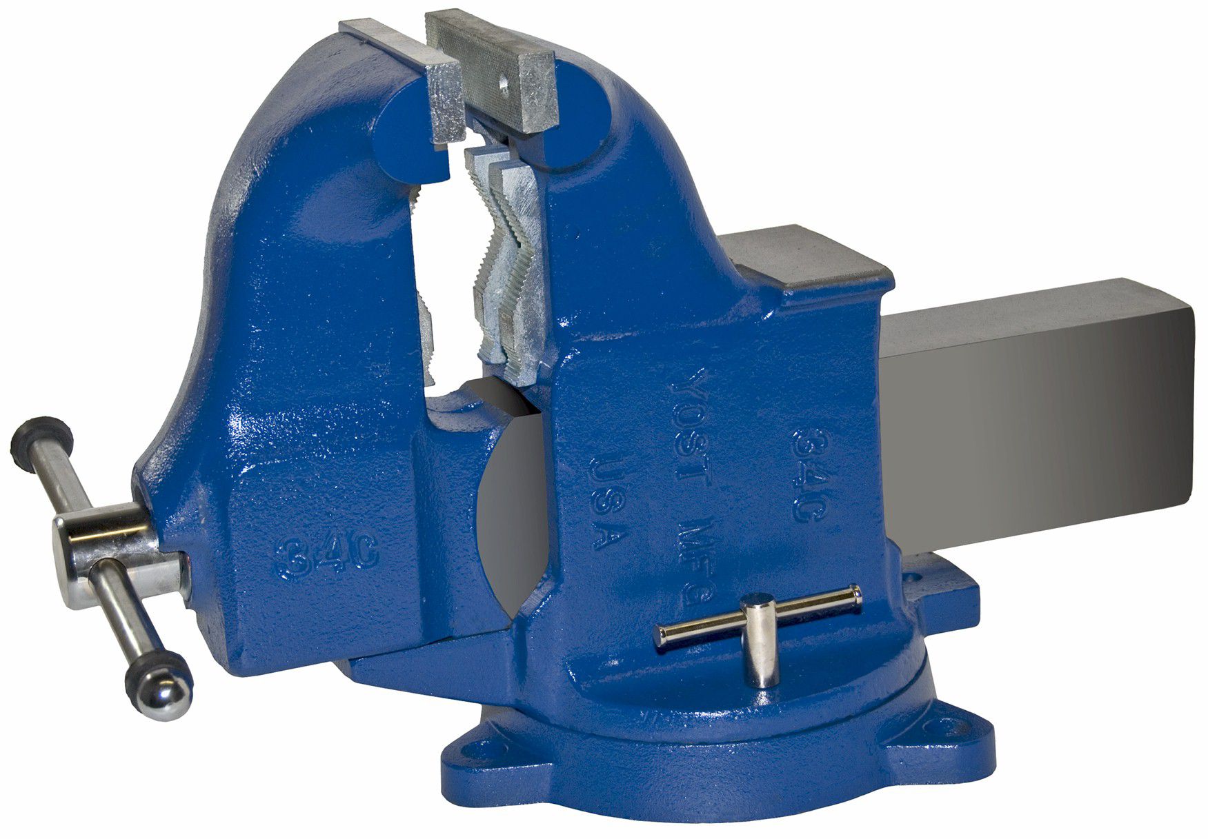 Yost 750 - DI 5" Heavy Duty Multi-jaw Rotating Bench & Pipe Vise ...