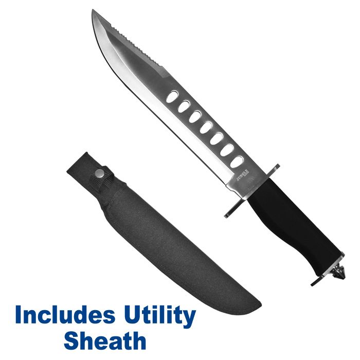 Whetstone Jungle Master Hunting Knife with Sheath