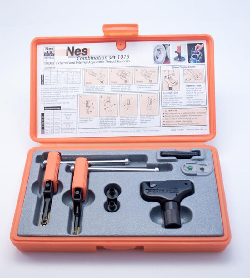 NES 3pc External & Internal Universal Thread Repair Set - 1015