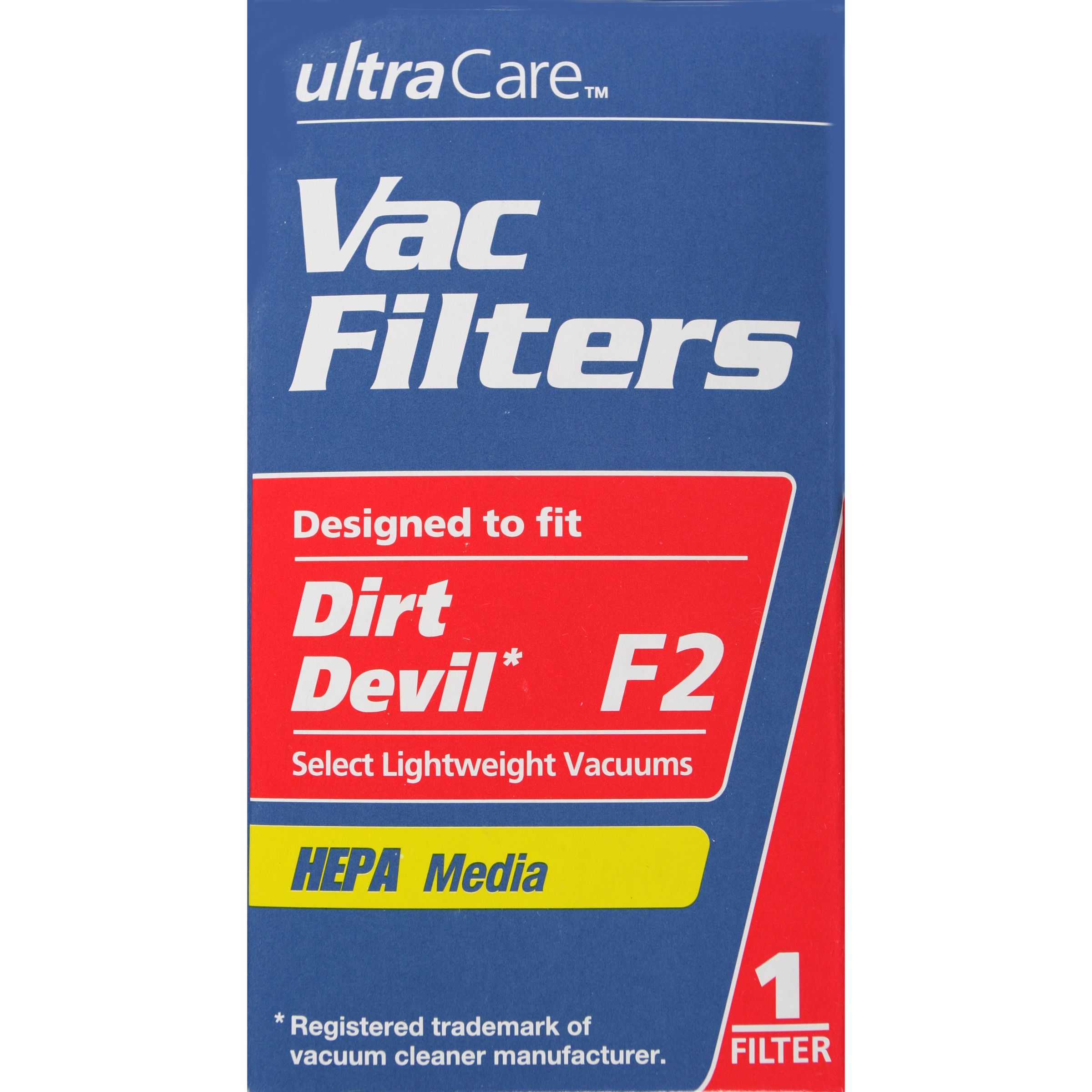 UltraCare 610771 Dirt Devil® Type F2 Dust Cup Vacuum Filter