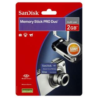 SanDisk Memory Stick Pro Duo, Multi-Use, 2GB, 1 stick - TVs ...