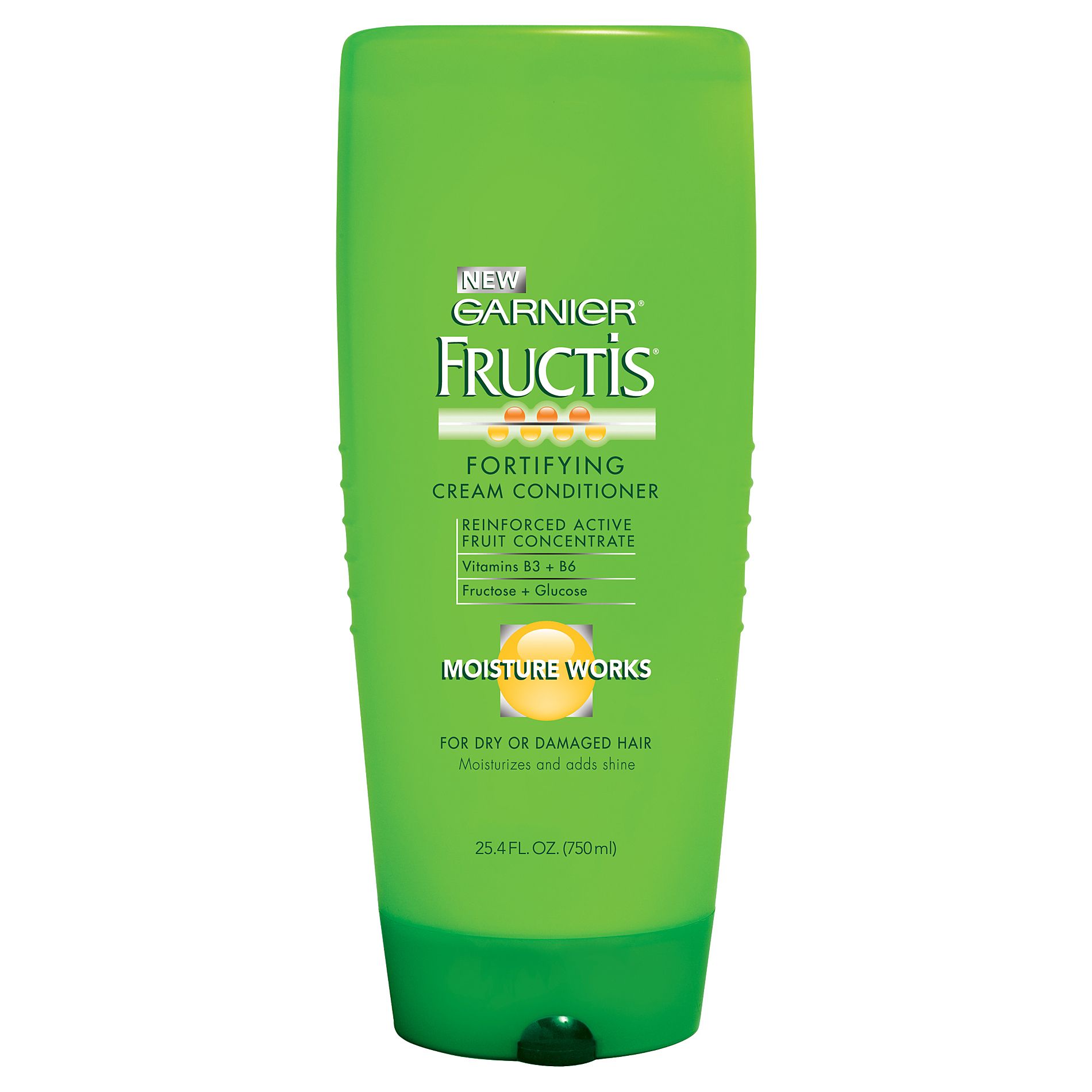Garnier Fructis Fortifying Cream Conditioner, Moisture Works, 25.4 fl ...