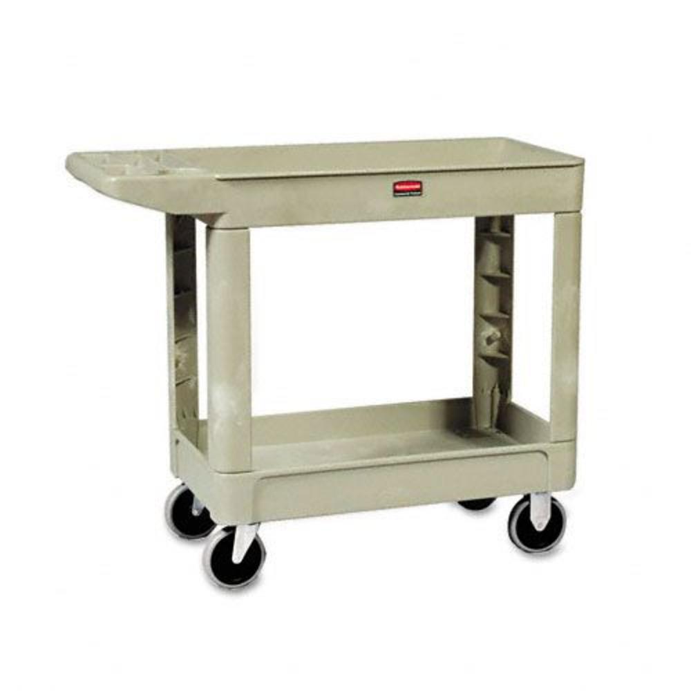 Heavy-Duty Two-Shelf Utility Cart