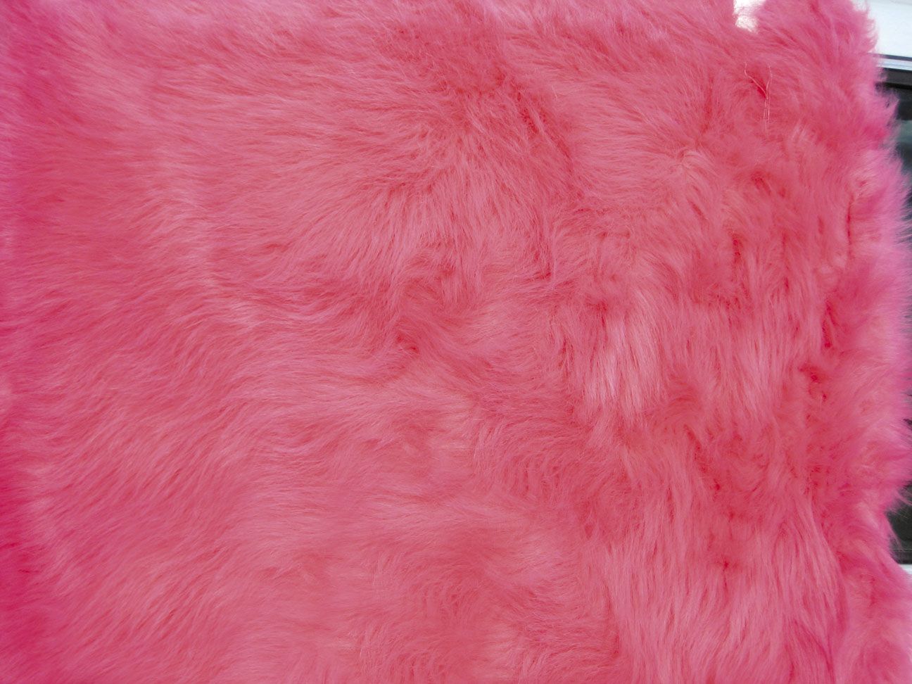 LA Rugs Flokati Hot Pink Flokati 31 x 47 inch Area Rug