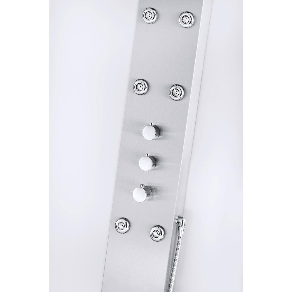 Aston Stainless Steel 6-Jet Shower Panel