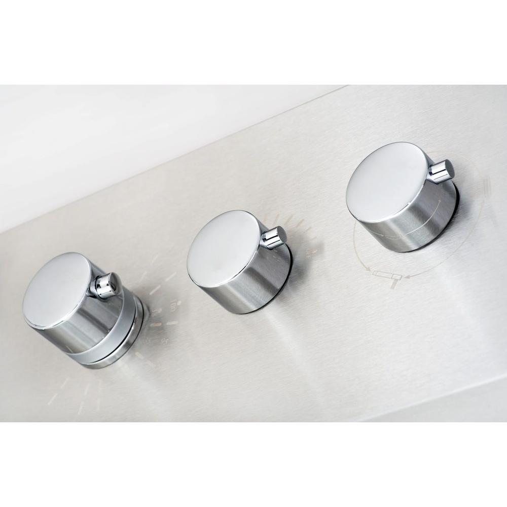 Aston Stainless Steel 6-Jet Shower Panel