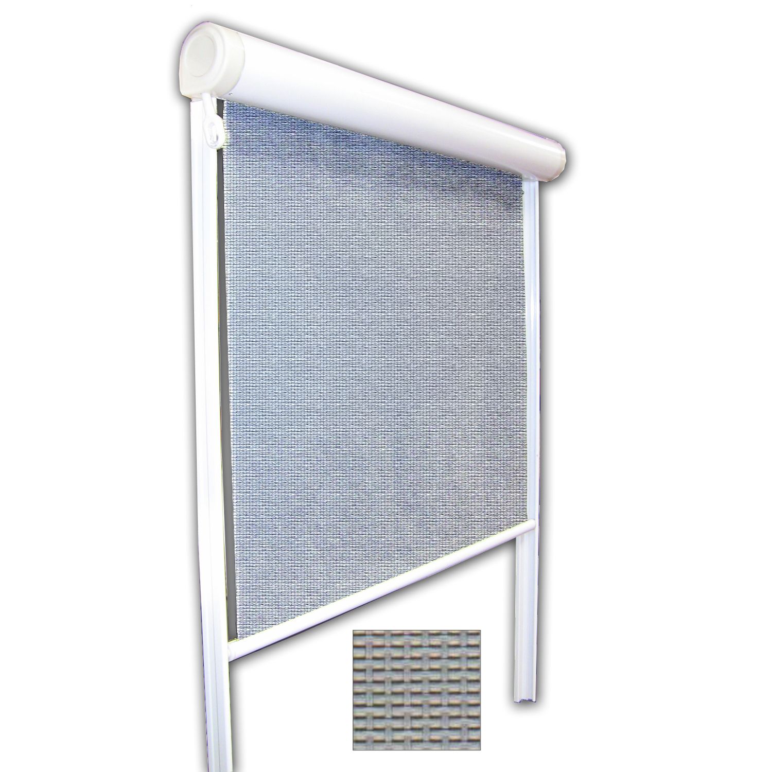 Beauty-Mark® 18 Ft. Wide x 10 Ft. Max. Height NAPLES® Heavy Duty Solar ...