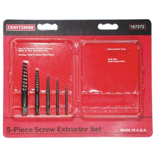 Craftsman 5 pc. Screw Extractor Set - Tools - Power Tool Accessories ...
