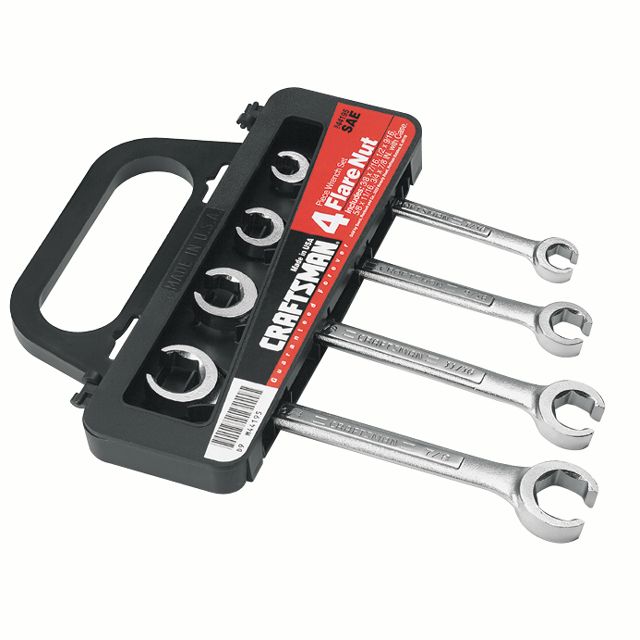 Craftsman 4 pc. Standard Flare Nut Wrench Set