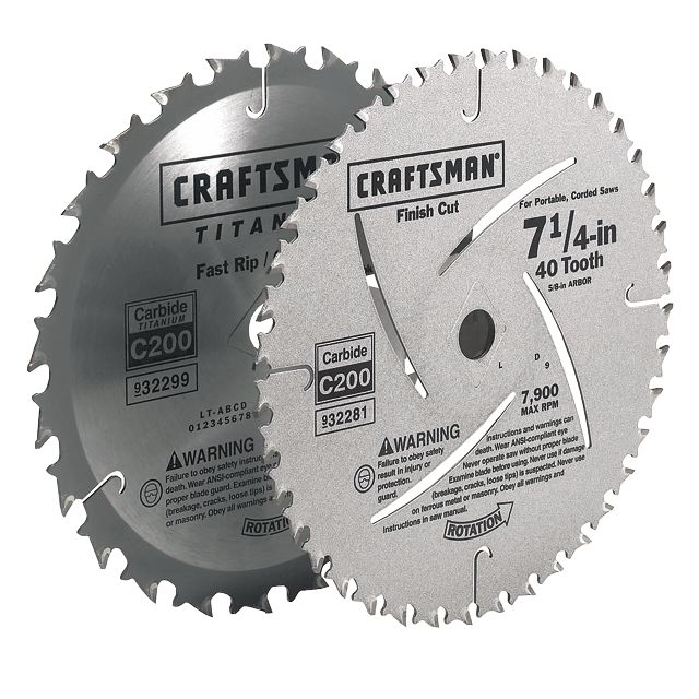 Craftsman 7-1/4 in. Circular Saw Blade - 2 pack