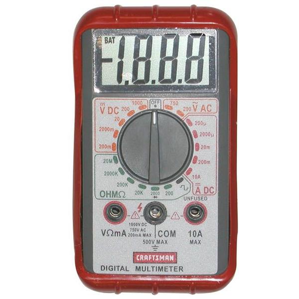Craftsman - 82082 - High Precision Digital Multimeter with Extra Leads ...