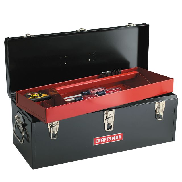 Craftsman 24-1/4" Extra-large Steel Flat-top Toolbox