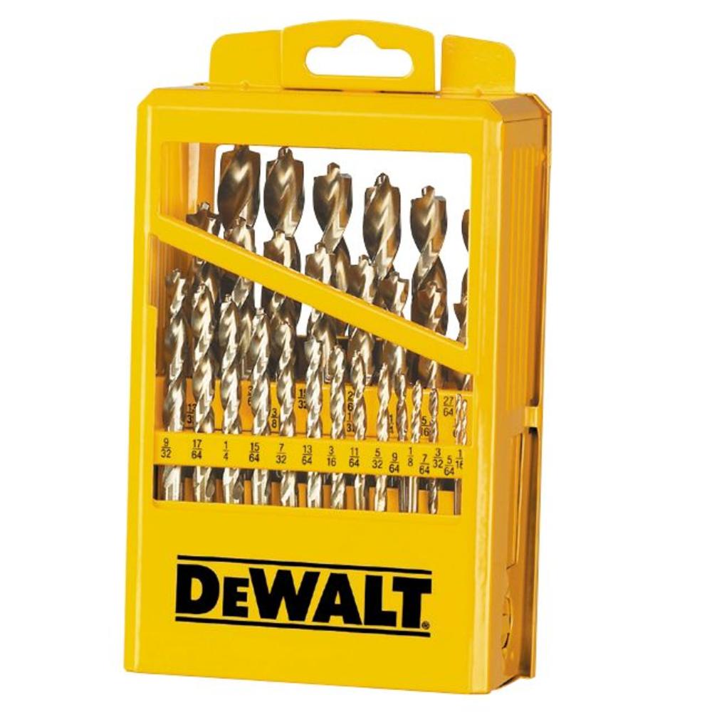 DeWalt 29 pc. Drill Bit Set, Pilot Point Metal Index