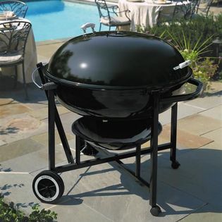 Weber 60020 37-1/2" The Ranch Kettle Charcoal Grill - Outdoor Living ...