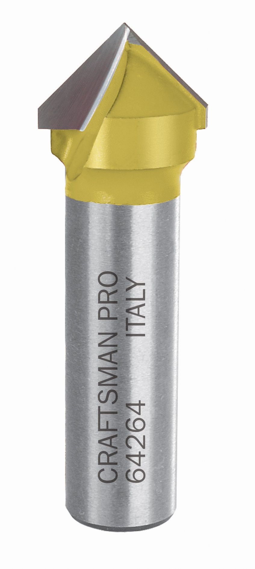 Craftsman 3/4 in. Diameter 90 Degree V Grooving Router Bit, 1/2 Shank