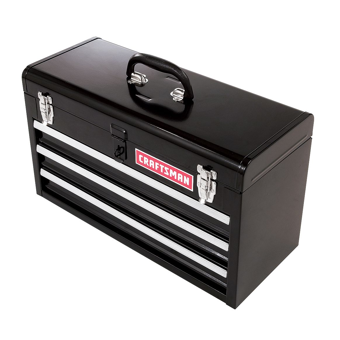 Craftsman 20-1/2" 3-Drawer Portable Tool Chest - Black
