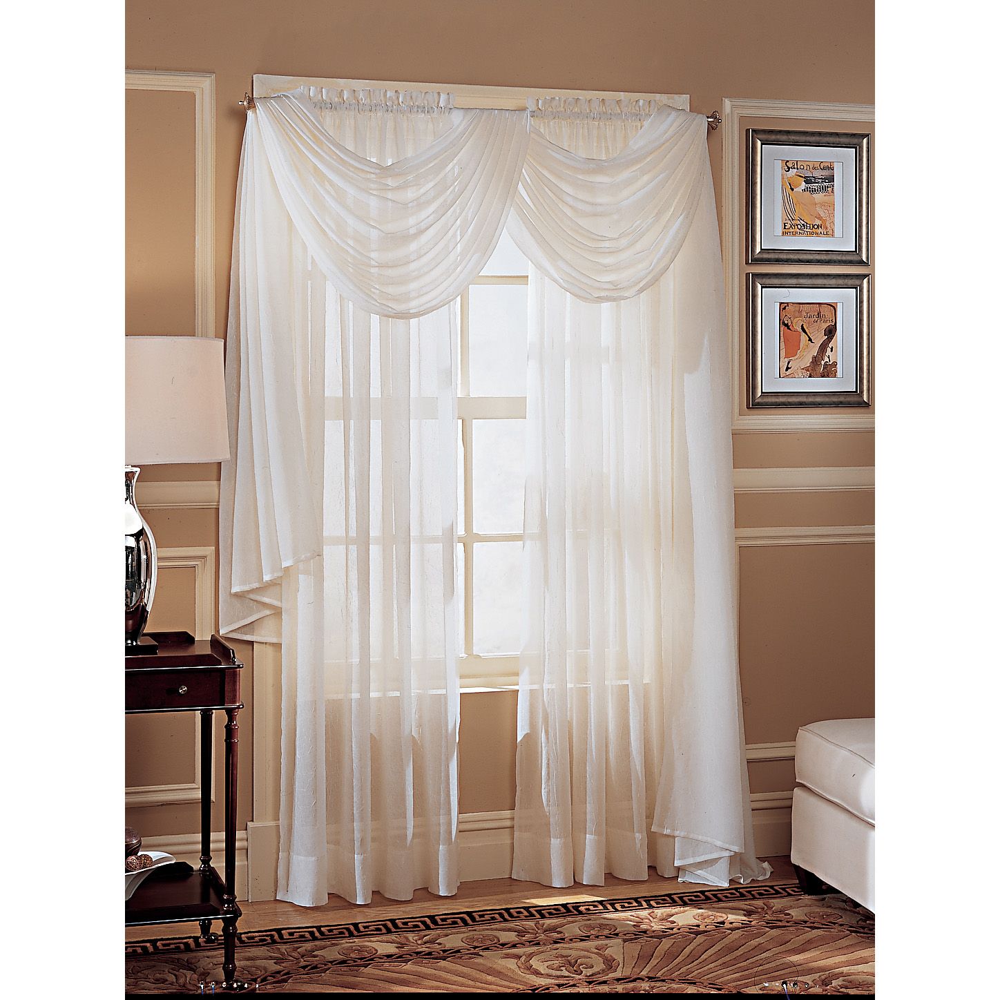 Crinkle Voile Window Panel